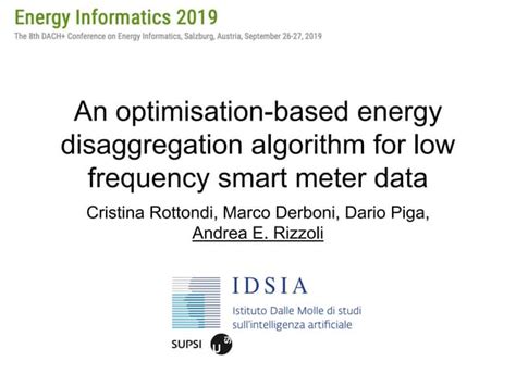 An Optimisation Based Energy Disaggregation Algorithm For Low Frequency