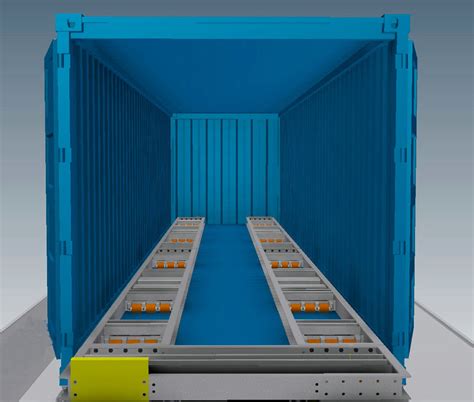 青岛高驰机械有限公司 托盘 移动式液压登车桥 集装箱填箱平台 流水线 机床设备