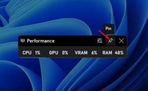 How To Display CPU GPU RAM Usage Natively On Windows 11