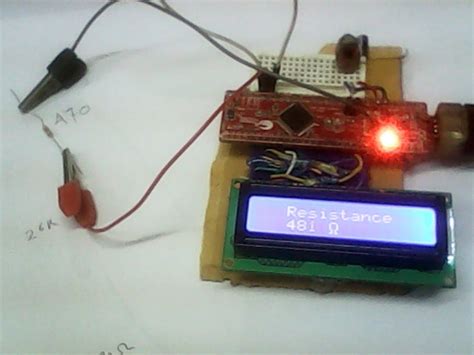 PSoC Auto Ranging Ohms Meter