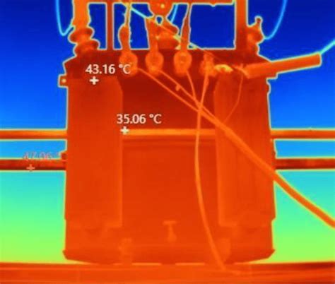 Thermal Image Of Transformer After Mixing Nanofluid Download