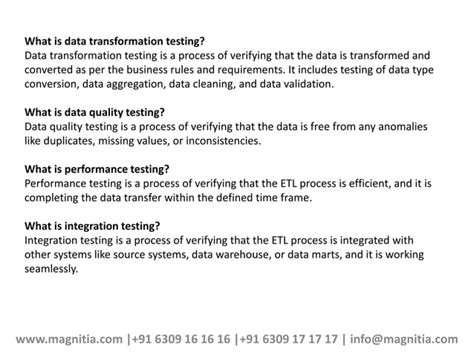 Top 20 Etl Testing Interview Questions And Answers In 2023pptx