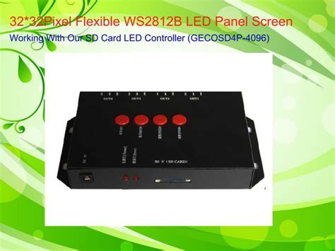 Flexible Ws2812 B Led Panel Screen Ppt