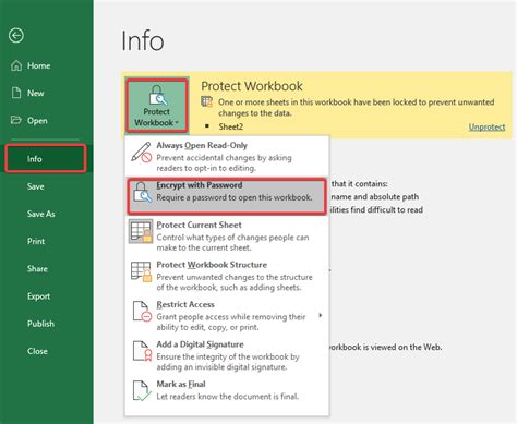 Quick Encryption On Ms Word Excel Files And Folders On Windows 10