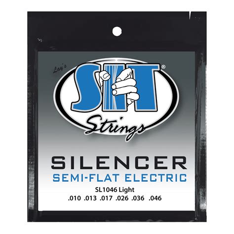Silencer Semi Flat Nickel Electric Guitar Strings Sit Strings