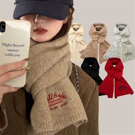 데일리목도리 겨울 머플러 넥워머 여자 니트 따뜻한 베이직 선물 울목도리 에이블리