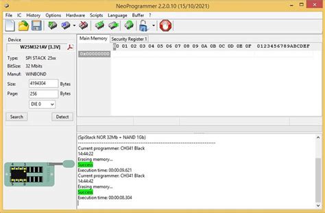 پیشنهاد استفاده از نرم افزار NeoProgrammer برای پروگرامر CH341 Programmer باقابلیت Auto Detect