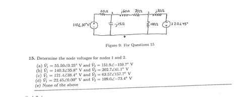 Solved Determine The Node Voltages For Nodes 1 And 2 V 1