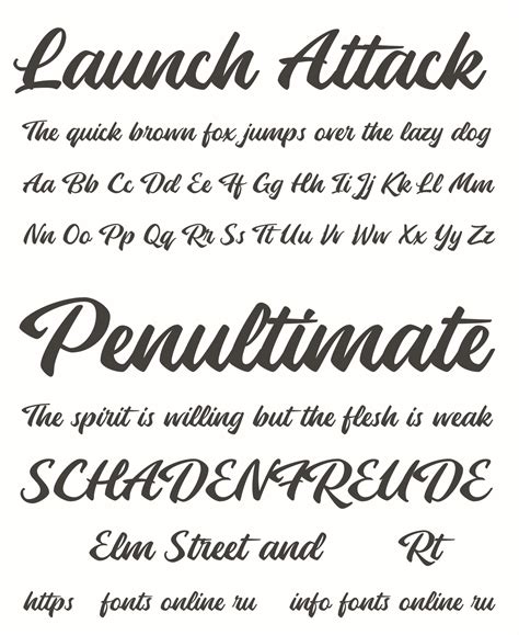 Launch Attack Font