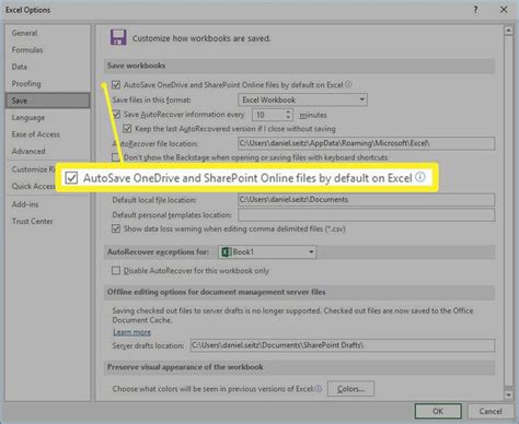 How To Turn On Autosave In Excel