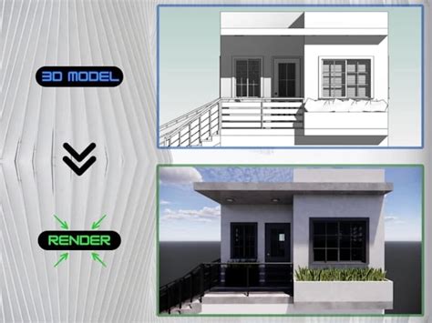 Create 3d Model And Renders In Revit Or Sketchup By Luis Angel M L Fiverr
