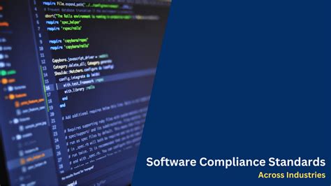 Top Software Compliance Standards Across Industries Csee