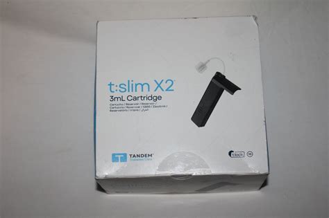 New TANDEM MEDICAL 1008619 T Slim X2 3ml Cartridge Ref 1002541 Dec24 13 Disposables General