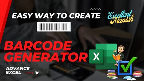 Bar Code Generation In Excel YouTube