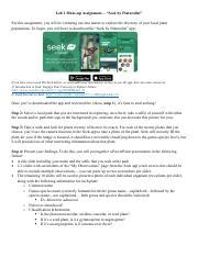Exploring Nature Seek By INaturalist App Lab Assignment Course Hero