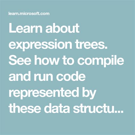 Expression Trees In C Learn To Compile And Run Code