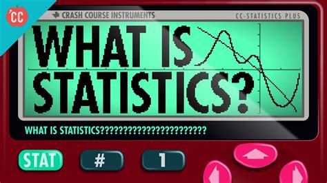 What Is Statistics Crash Course Statistics 1 Youtube