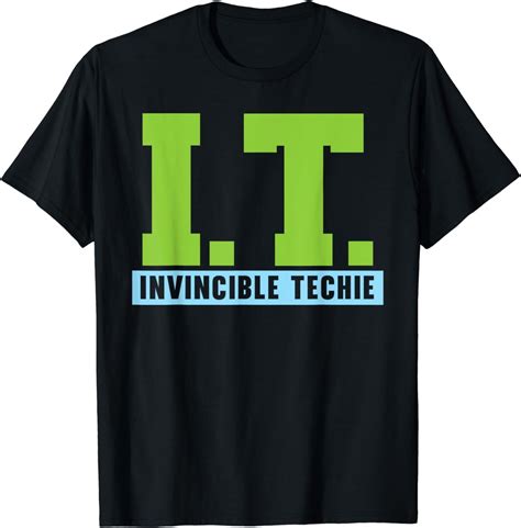 Invincible Techie Information Technology Specialist Computer T Shirt