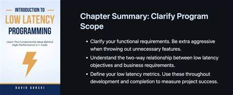 chapter from introduction to low latency programming book i would