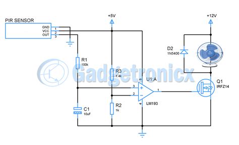 Motion Detector Switch Circuit Diagram Wiring Diagram