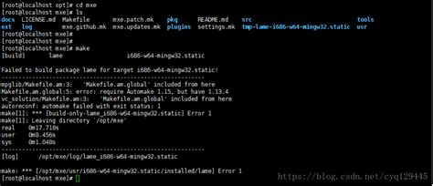 编译ffmpeg（二） ffmped无法执行vcodec csdn博客