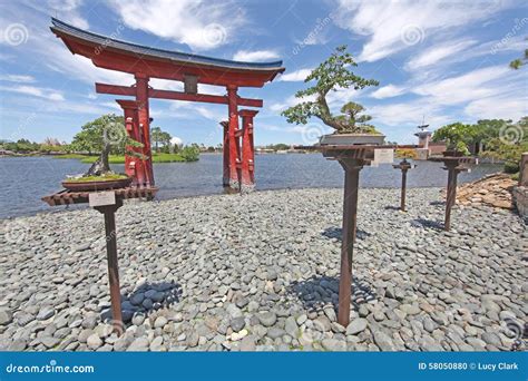Epcot Japan Editorial Image Image Of Building Japanese 58050880