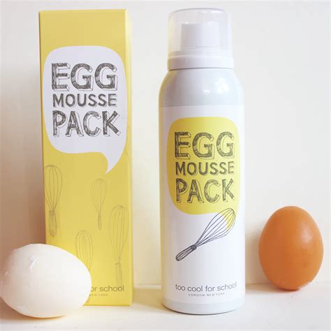 yummmiiee: Ever tried a mousse mask? Too Cool For School EGG MOUSSE ...