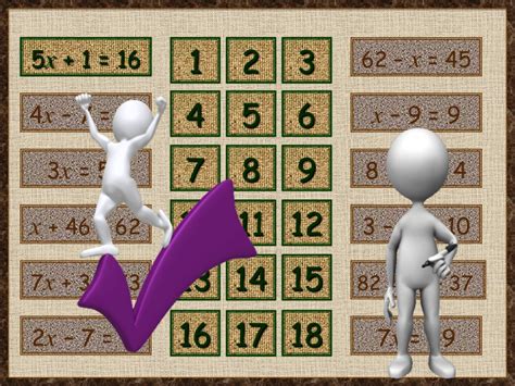 Linear Equations Quiz Interactive PowerPoint And Worksheet GCSE With