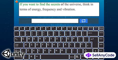 Typing Test Unity Source Code Source Code Sellanycode