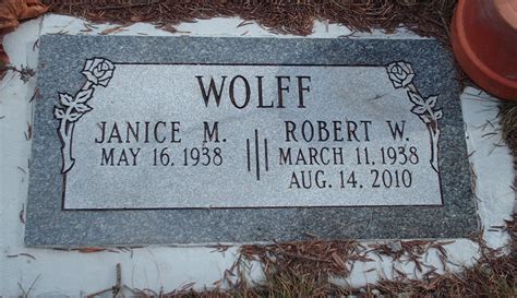 Robert Wayne Wolff 1938 2010 Find A Grave Memorial