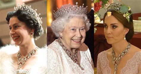 Princess Catherine Stuns In Pink Gown And Queen Elizabeth Iis Ruby And Diamond Floral Bandeau