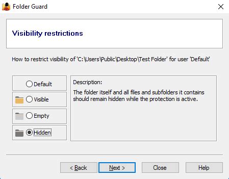 Hide Folders And Make Files Invisible With Folder Guard