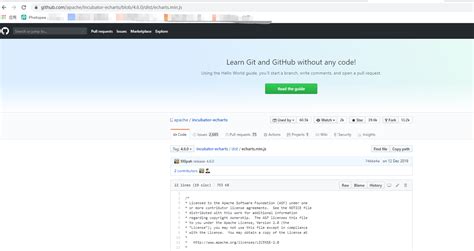 官网例子绘图显示报错 Issue apache echarts GitHub