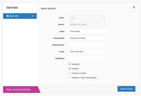 Checkout Field Editor Checkout Manager For Woocommerce Wordpress