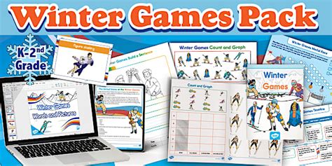Winter Games Activity Pack For K 2nd Grade