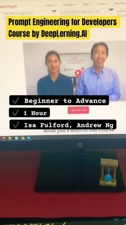 Chatgpt Prompt Engineering For Developers By Deeplearningai Course