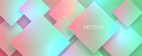 3d Green Geometric Abstract Background Overlap Layer On Bright Space