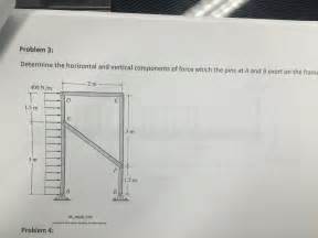Solved Problem 3 Determine The Horizontal And Vertical C
