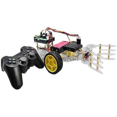 ps2 handle intelligent small car robot kit handling gripping claw