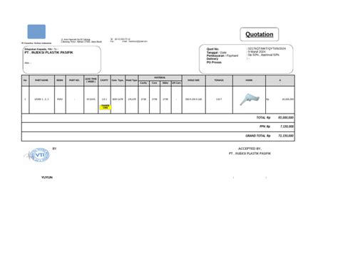 New Mold Quotation Pdf