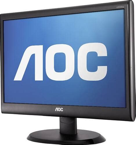 Best Buy AOC Widescreen LED Monitor Black E SW