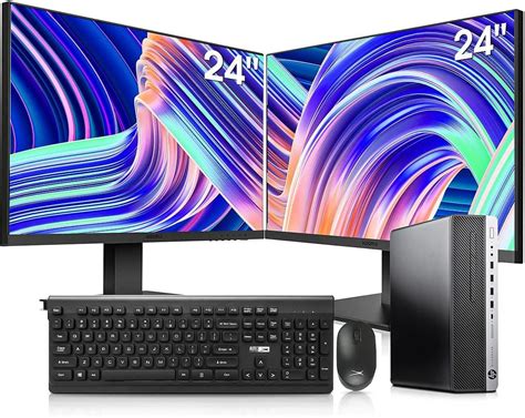 Amazon Com Hp Elitedesk G Sff Desktop Pc Intel I Gb Ram Gb Nvme Ssd Tb Hdd