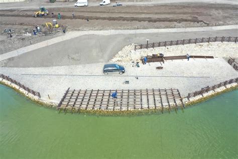 Започнахме строителството за пристанище с лодки в най голямото езеро в “Исторически парк