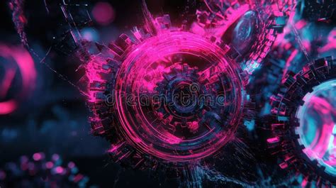 Solution Dissolving Gear Stock Illustration Illustration Of Leaching