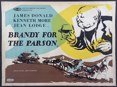Brandy For The Parson 1952 Ealing Comedy Original Vintage Uk Quad Movie Film Cinema Poster