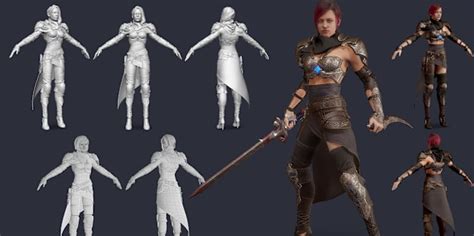 Build D Game Character For Unity Ue Nsfw Clean Topology Pbr Texture D Asset By Riggingbby
