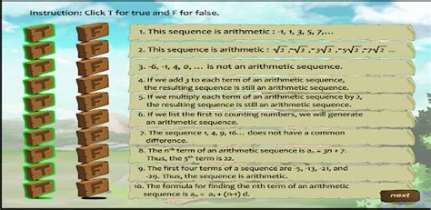 Solving Problems Involving Arithmetic Sequence Android App