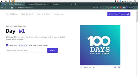 Day 1 100 Days Css Challenge Youtube
