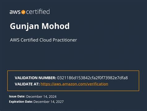 Gunjan Mohod On Linkedin Aws Devops Certification