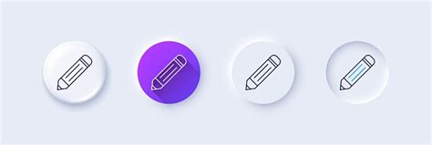 연필 선 아이콘입니다 기호 편집을 클릭합니다 선 아이콘 벡터 3차원 형태에 대한 스톡 벡터 아트 및 기타 이미지 3차원 형태 고급 과학 Istock